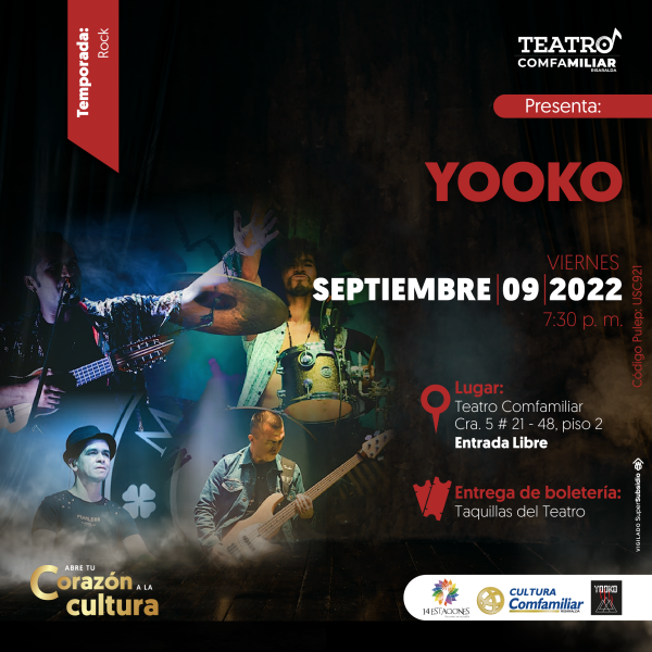 Temporada de Rock Yooko | La Tiquetera